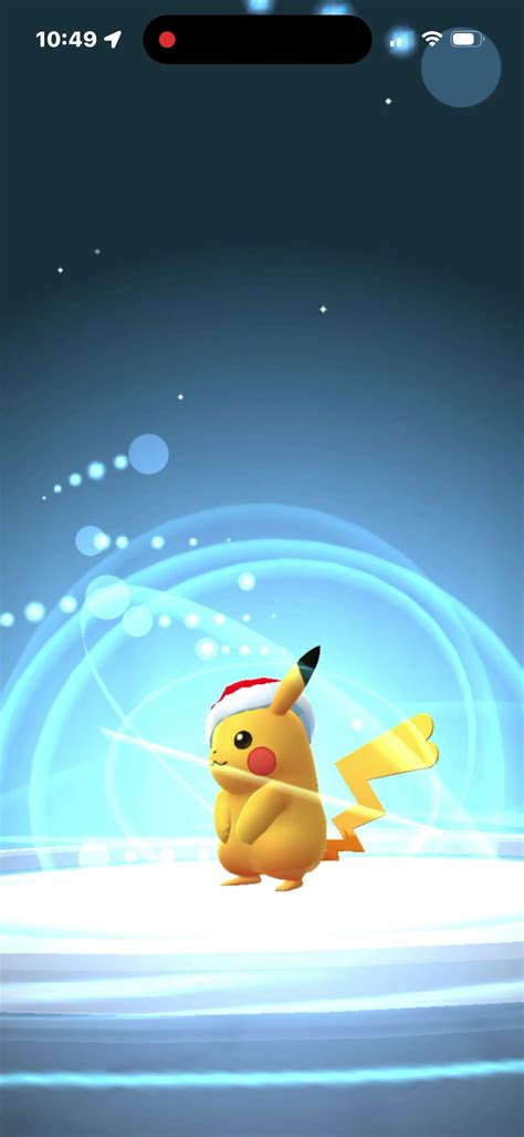 Evolving Holiday Pikachu In Pokémon Go Tiktok