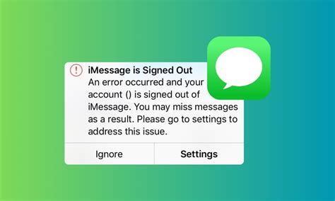 How To Fix Imessage Is Signed Out Error On Iphone Beebom