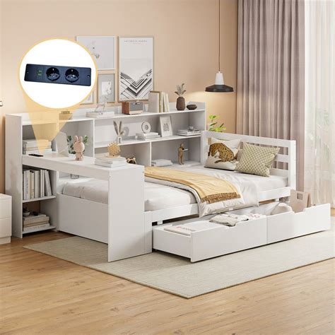 Merax Daybett Mit Usb Ladeanschluss Multifunktionales Schlafsofa