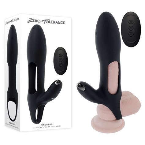 Zero Tolerance Nautilus Black Usb Rechargeable Vibrating Penis