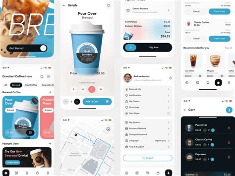 Coffee Shop Mobile App Ui Design Behance
