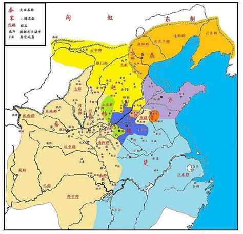 战国地图全图超大图 与中 七雄顺序 第3页 大山谷图库