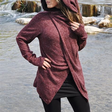 Cowl Neck Jacket Etsy