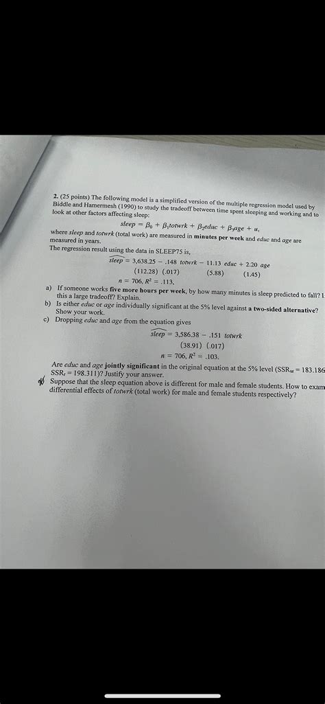 Solved 25 ﻿points ﻿the Following Model Is A Simplified