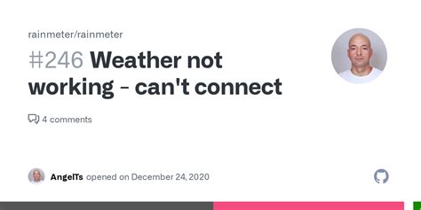 Weather Not Working Cant Connect · Issue 246 · Rainmeterrainmeter