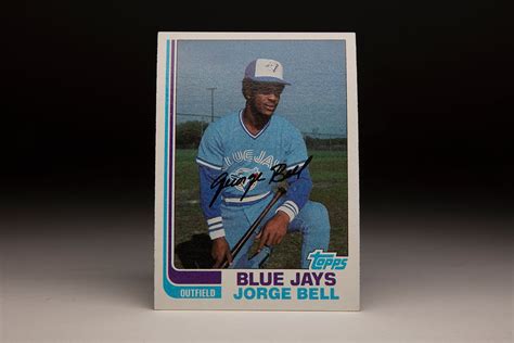 CardCorner 1982 Topps George Bell Baseball Hall Of Fame