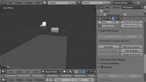 Rigid Body Physics Why Objects Are Attracted Without Any Force Applied Blender Stack Exchange