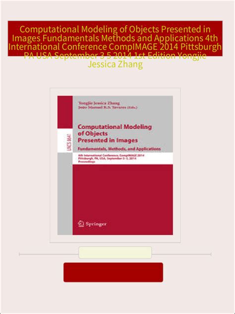 Download Full Computational Modeling Of Objects Presented In Images