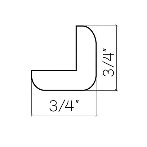 Ocm8 34 Wide 96 Tall 14 Thick Outside Corner Moulding
