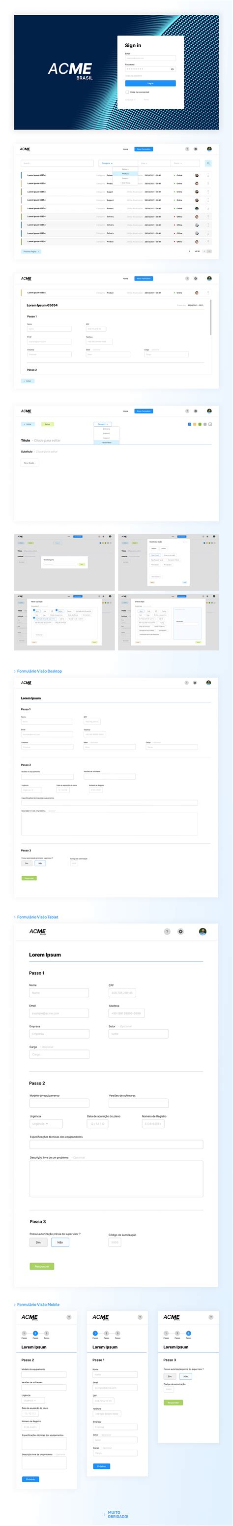 Uxui Editor De Formulários On Behance