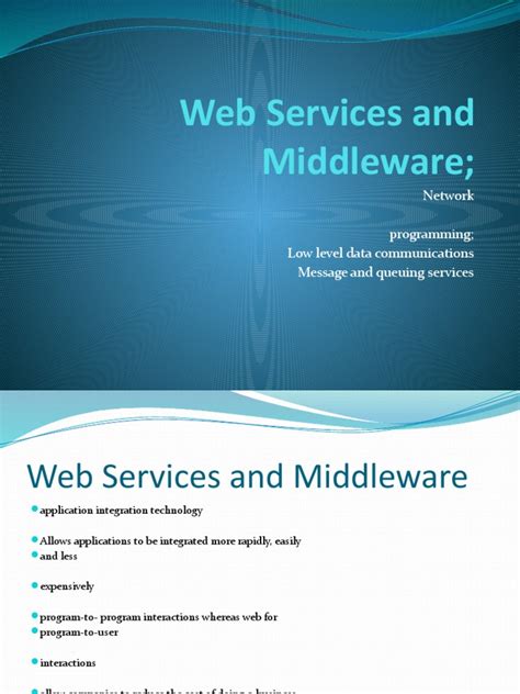 web services and middleware pdf