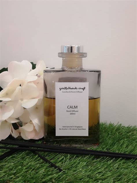 All Natural Reed Diffuser Calm Gentlehands Craft Candles And Room