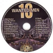 10 Wanted Men Ten Toes Down Cd Rap Music Guide