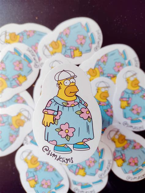 The Simpsons Simpsons Sticker Pack Simpsons Stickers Pack Etsy