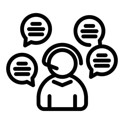 Credibility Icon Outline Style Vector Art At Vecteezy