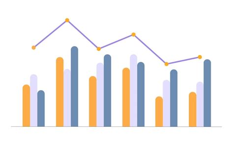 Premium Vector Performance Bar Chart For Presentation Design Decoration