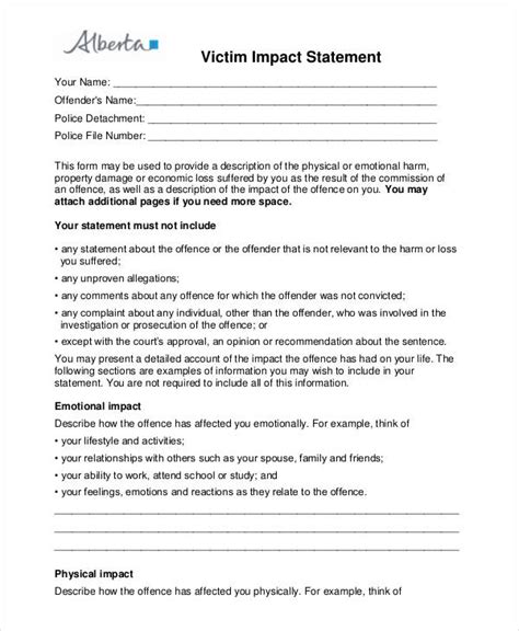 6 Impact Statement Examples To Download