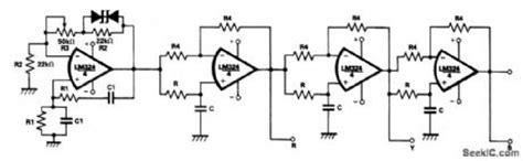PHASE TRACKING THREE PHASE GENERATOR Signal Processing Circuit Diagram SeekIC Com