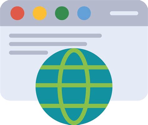 Web Browser Flat Icon Vector Art At Vecteezy