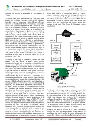 IoT Based Smart Garbage System For Waste Management And Route Optimization PDF