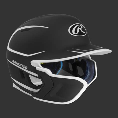 Rawlings Mach Helmet Two Tone Matte Color With Extended Flap Morley