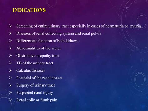 Intravenous Urogram Ivu Pptx