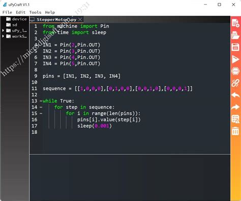 28byj 48 Stepper Motor With Raspberry Pi Pico Using Micropython