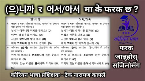 으니까 Vs 어서아서 Difference Between 으니까 And 어서아서 Finest College Youtube