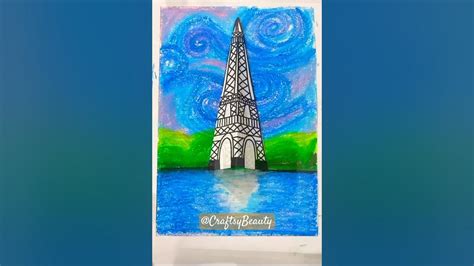 learning to make eiffel tower 3d craft youtube