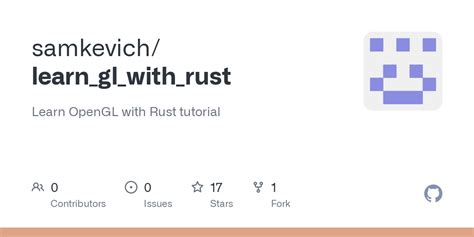 GitHub Samkevich Learn Gl With Rust Learn OpenGL With Rust Tutorial