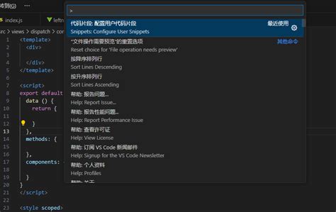 vscode设置自动生成vue页面代码块 danmo xx 博客园
