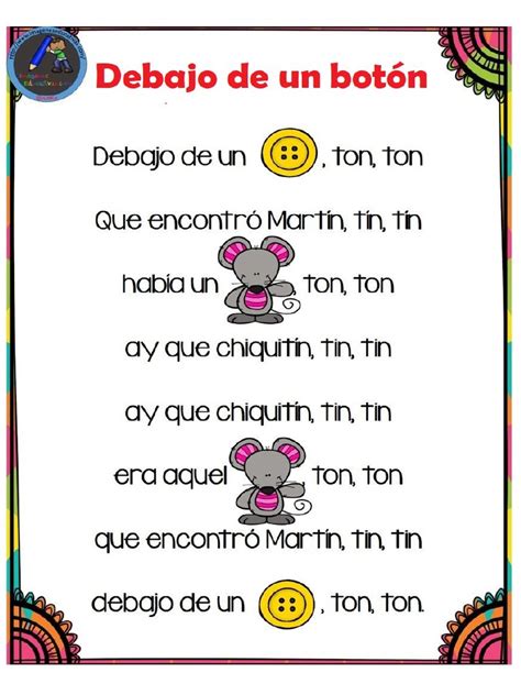 A2 Recurso Canción Debajo De Un Botón 25042023 Pdf