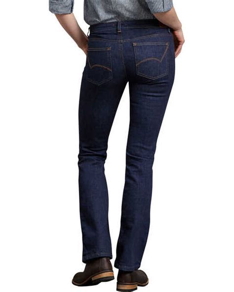 Dickies Womens Perfect Shape Denim Bootcut Jeans Boot Barn