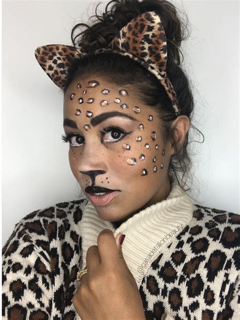 Easy Halloween Makeup Look Leopard Makeup Full Senegence Face Lipsense Halloween Blackberry
