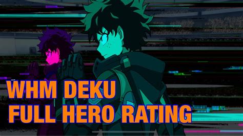 World Heroes Mission Deku Hero Rating My Hero Academia The Strongest