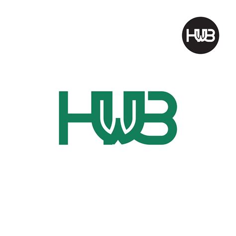 Letter Hwb Monogram Logo Design 30757062 Vector Art At Vecteezy
