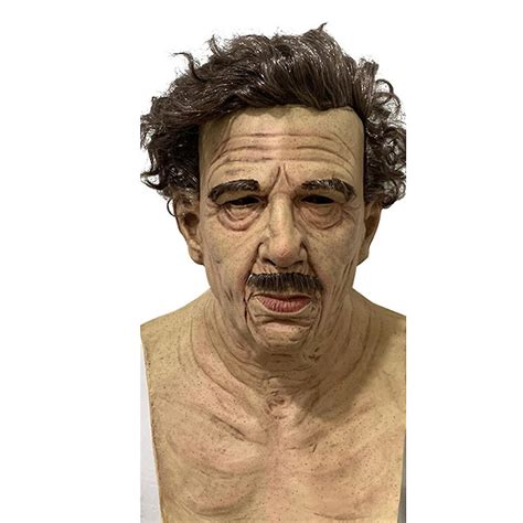 Halloween Realistic Latex Old Man Face Mask Disguise Fancy Dress Up