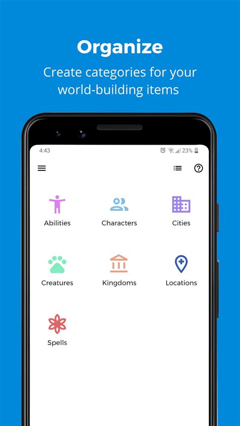 Writers Companion World Build Plan Organize For Android Download