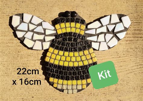 Mosaic Bee Craft Kit In The Uk Birthday T Bumble Bee Etsy