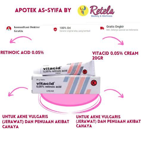 Jual Vitacid 005 Cream 20gr Shopee Indonesia