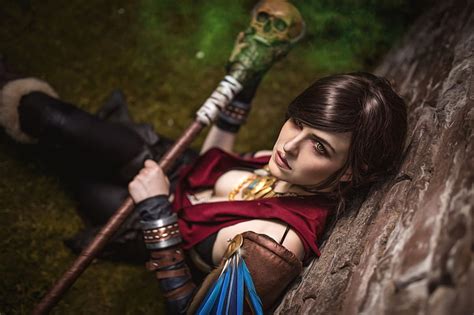 Hd Wallpaper Cosplay Costume Fantasy Female Fetish Girl Model