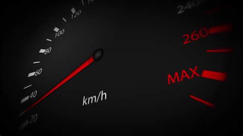 Car Speedometer Pointer High Speed Loop 1618960 Stock Video At Vecteezy