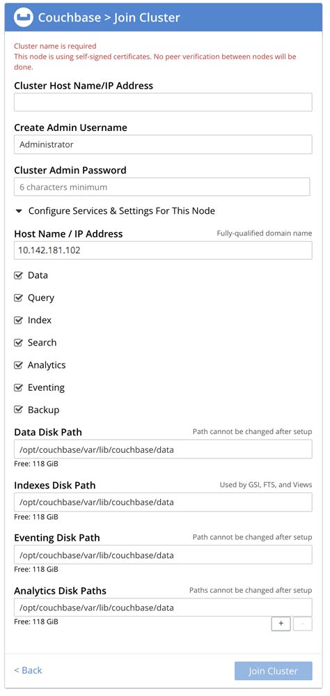 Join A Cluster And Rebalance Couchbase Docs