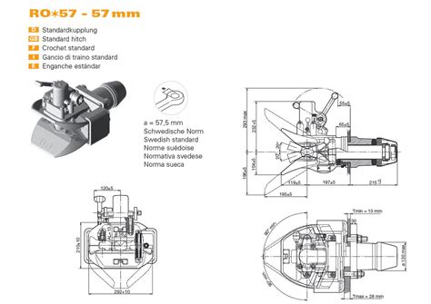Tilh Kobling Rockinger 57mm Man Kjerre Morek As