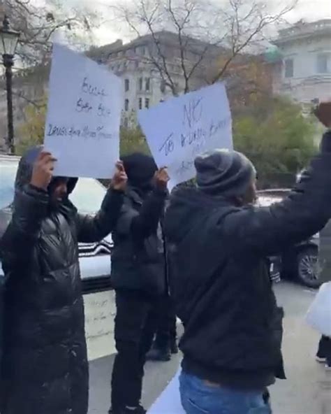 Breaking Heavy Protest Against Tinubu At Chatham House Uk Photos
