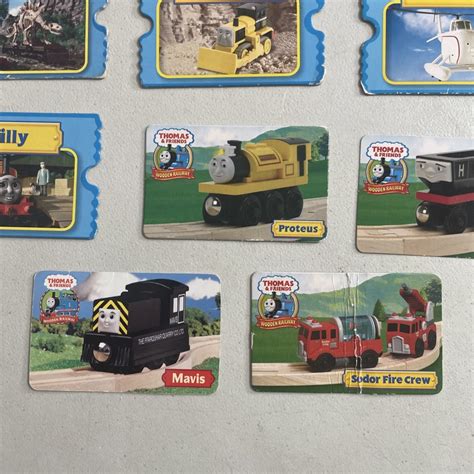 Thomas And Friends Wooden Railway And Take Along 11 Character Cards Lot Ebay