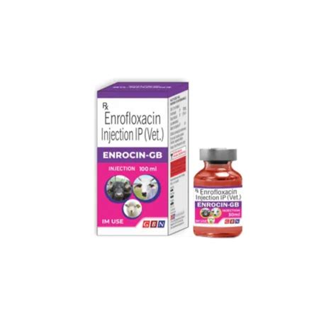 100 Ml Enrofloxacin Injection Ip Ingredients Animal Extract At Best Price In Jaipur G B N