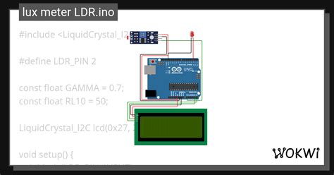 Lux Meter O Wokwi Esp32 Stm32 Arduino Simulator
