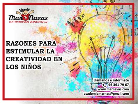 Razones Para Estimular La Creatividad En Los Niños Mar Navas