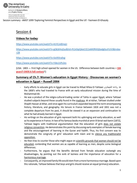 Class Summary Session 4 Pdf